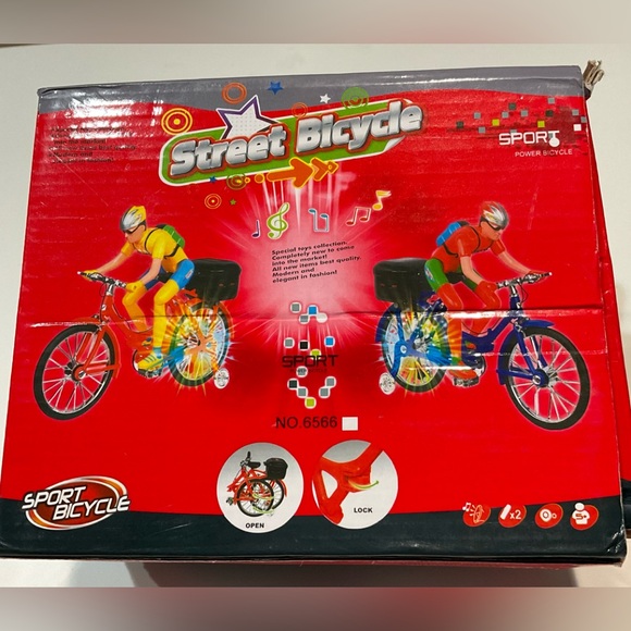 Toys | Street Bicycle Musical Battery Operated Toddlers Toy | Poshmark